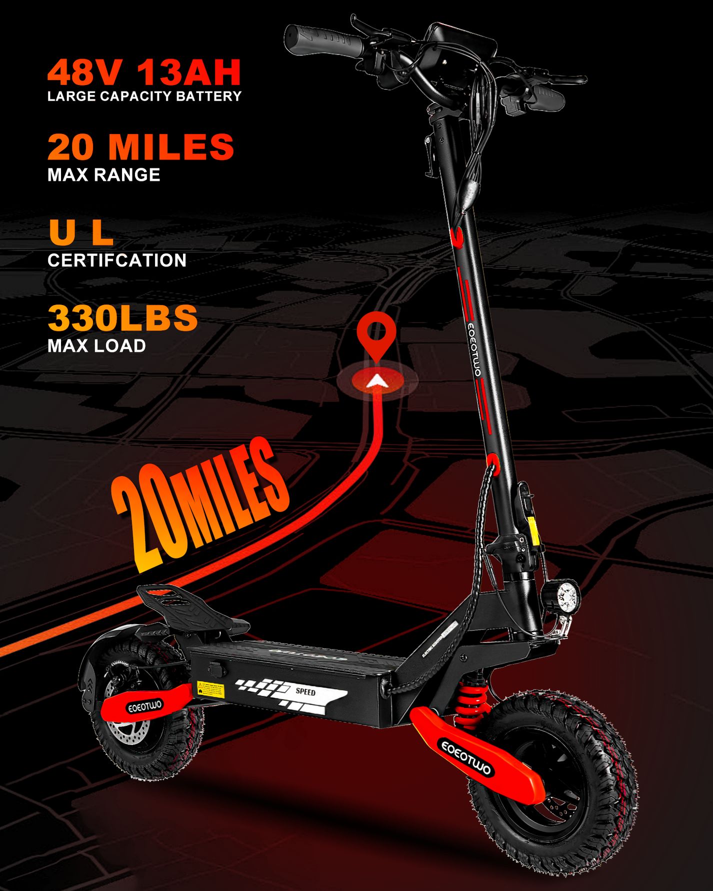 EOEOTWO GT06 Off Road Electric Scooter